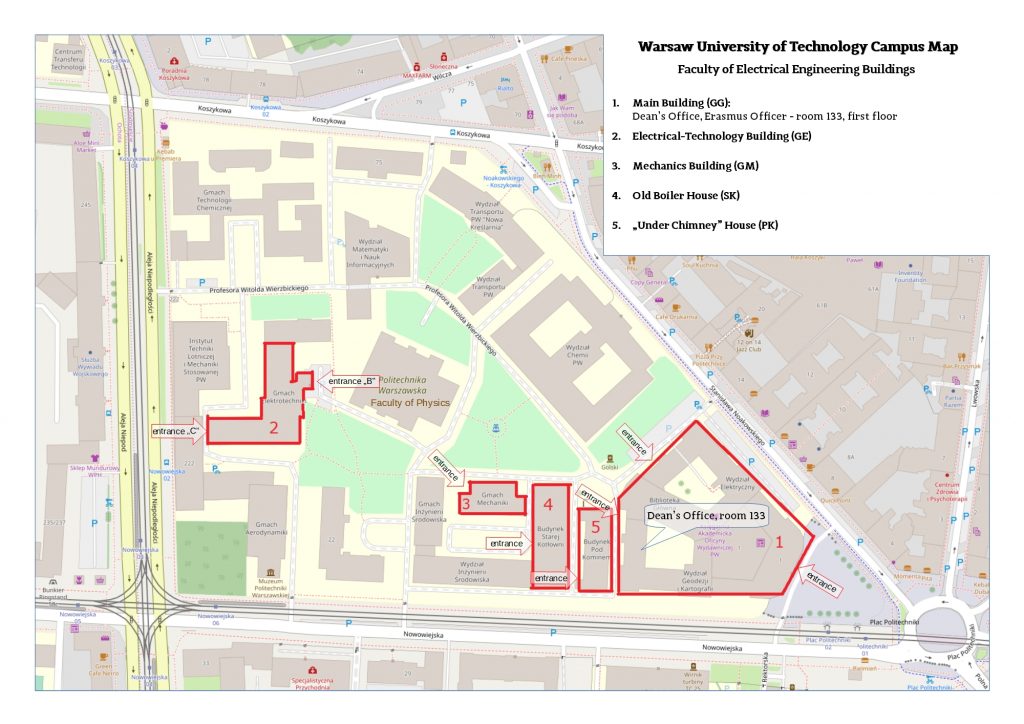 Faculty of Electrical Engineering Buildings Map - FACULTY OF ELECTRICAL ...
